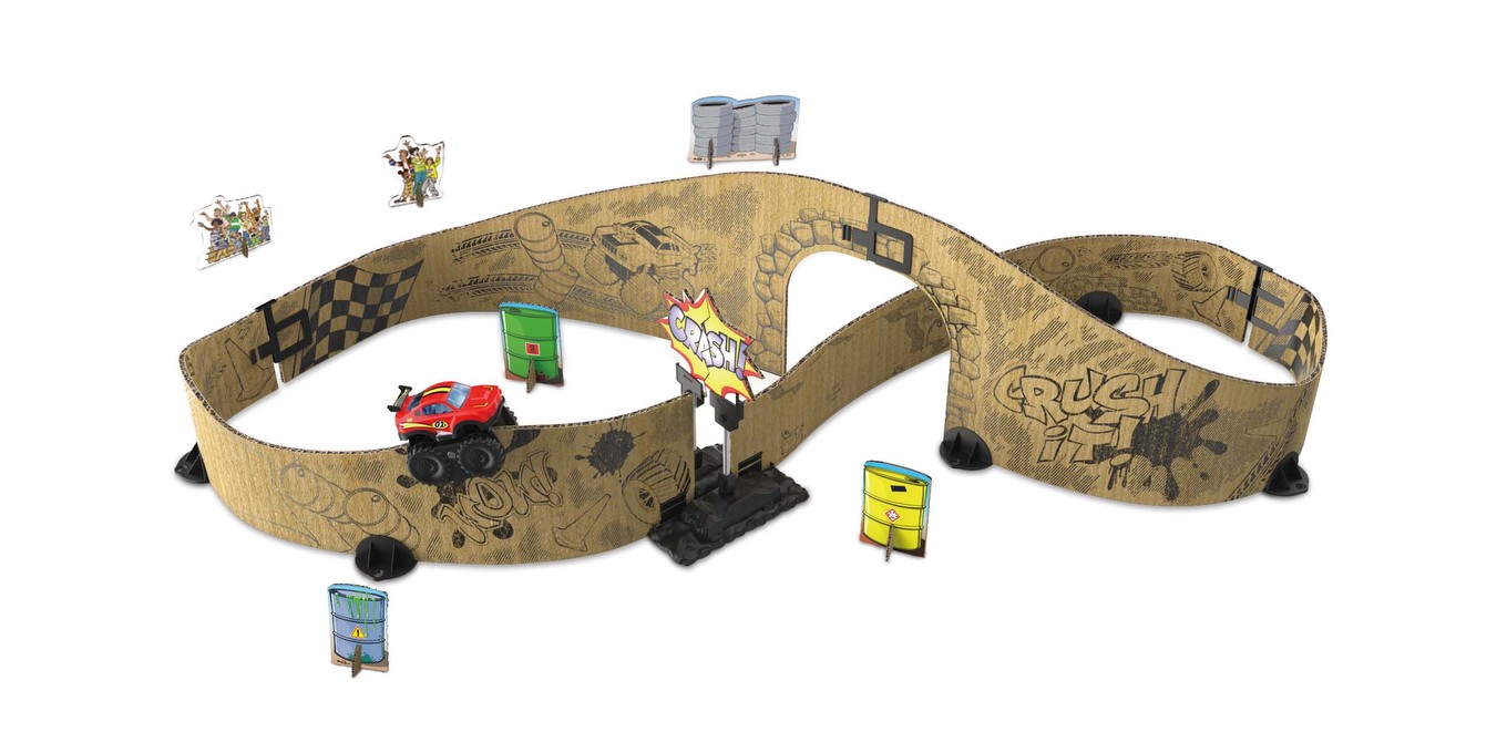 Car-Board Racers Monster Truck & Track