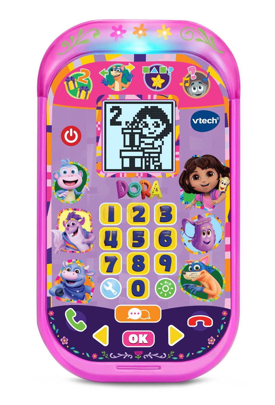 VTech Toys Australia - Dora: Adventure Calls Learning Phone