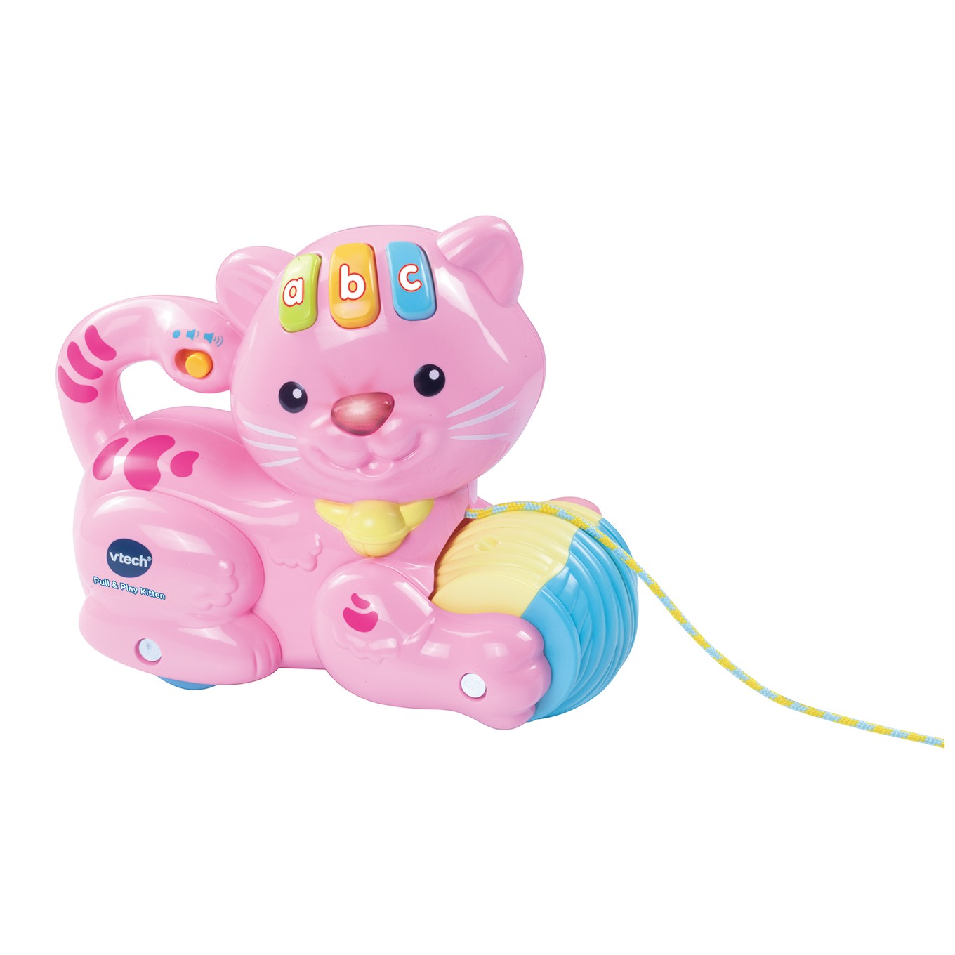 VTech Baby Pull & Play Kitten Pink - VTech Toys Australia